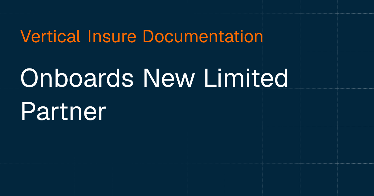 Onboards New Limited Partner